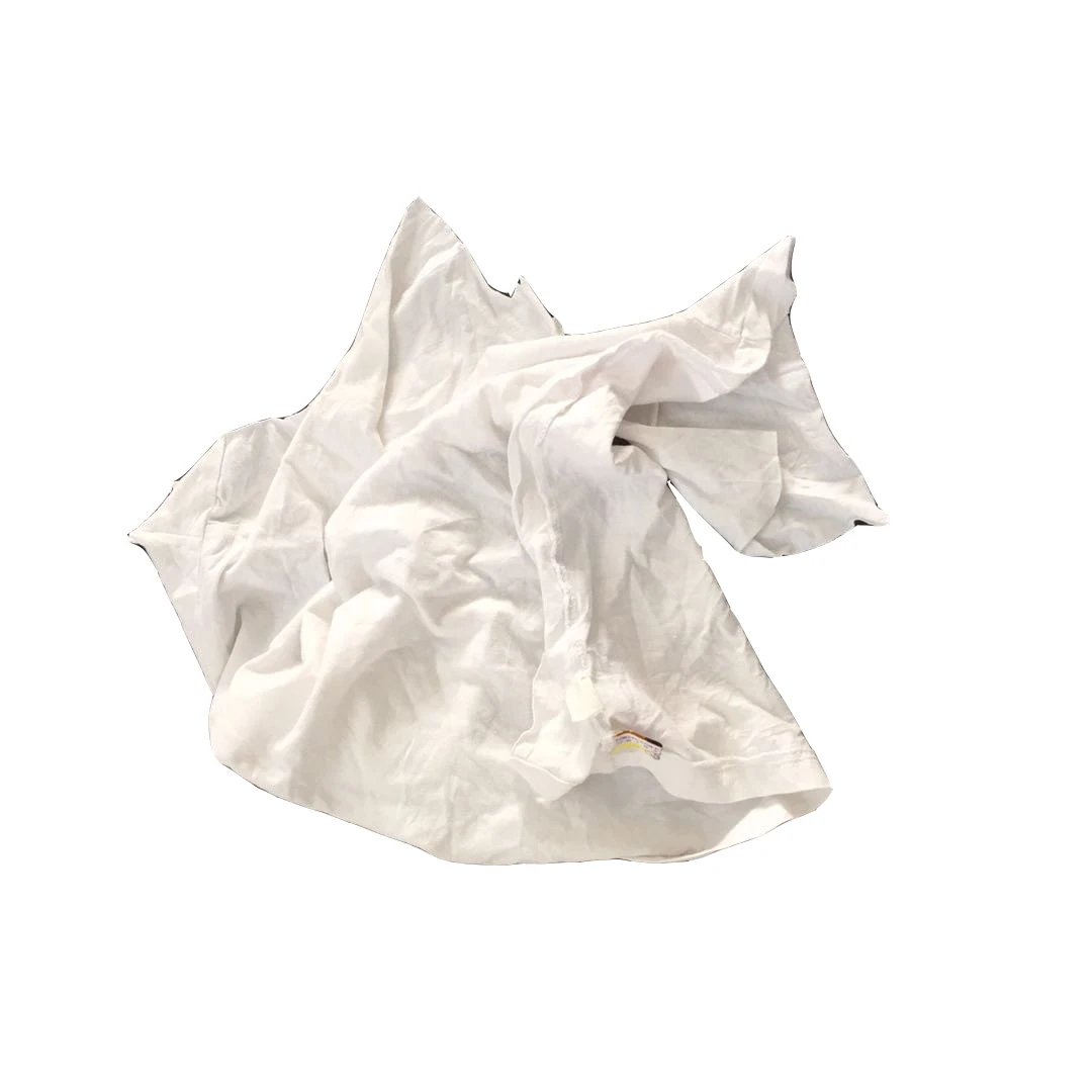 Impa Code 232907 Industrial Cleaning Cloth 100% Cotton White T Shirt ...