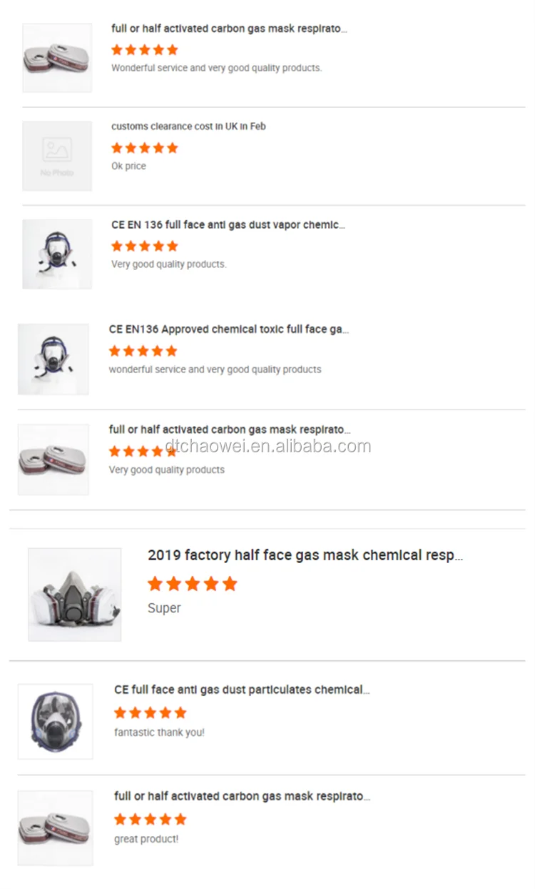 EN 143 Personal Protective Equipment - Gas Mask Silicone