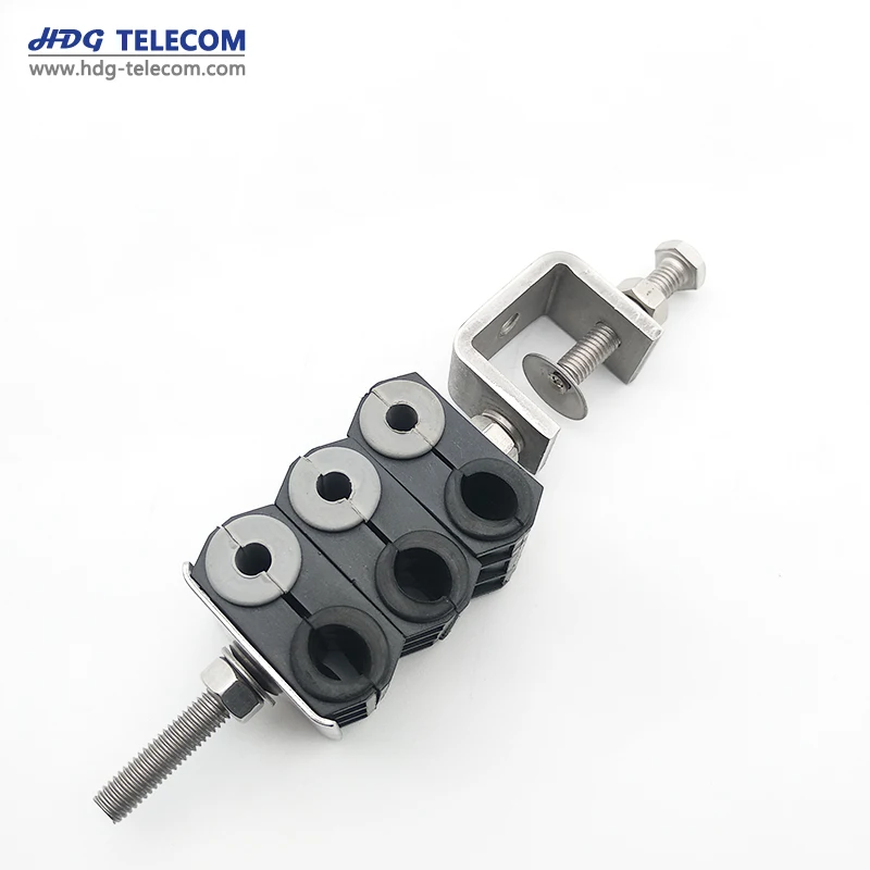 Combined Holes Feeder Cable Clamp For Cell Tower - Buy Feeder Cable ...