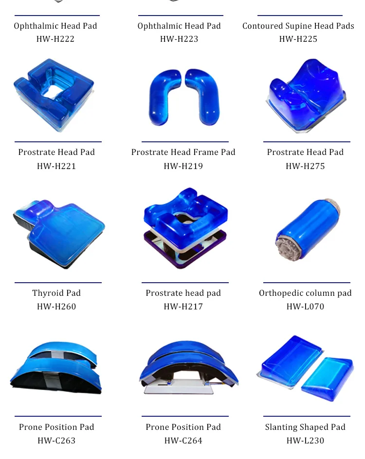 Ophthalmic Head Positioners - Comfort & Quality Gel Pads