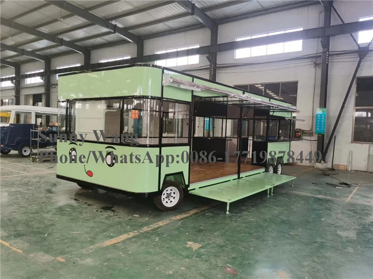 OEM 7m Long Concession Food Cart - Durable & Versatile