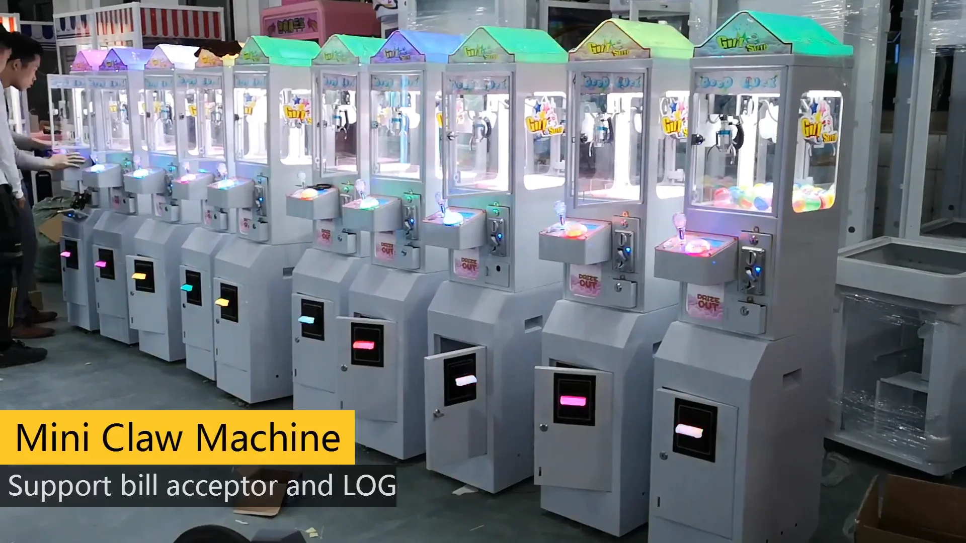 Cheap Toy Claw Machine Arcade Game Toy Crane 2 Players Plush Toy Doll ...