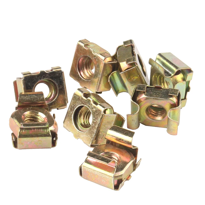 M8 M30 Carbon Steel Yellow Zinc Plated Spring Cage Lock Nut - Buy ...