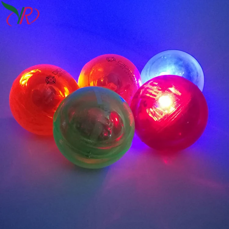 4.9cm Flash Bounce Spike Massage Ball Yoyo Led Flash Ball Led Flash Toy ...