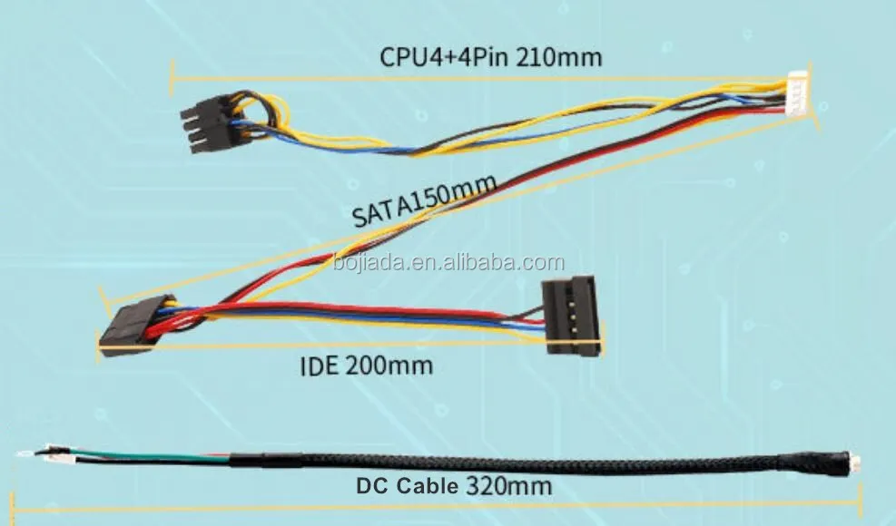 250w Stable Pico Atx Psu Power Supply Module 24pin 12v Input