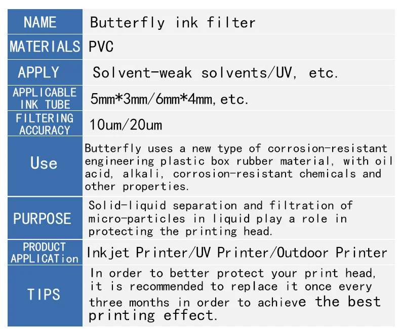 UV Disc Ink Filter for Infiniti Challenger Solvent Printer
