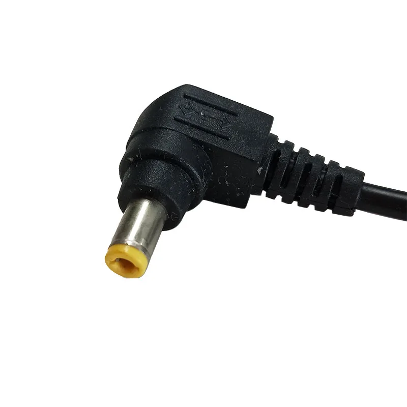 Dc L-shaped / 90 Right Angle 5.5x2.5mm Power Plug Cable Laptop Computer ...