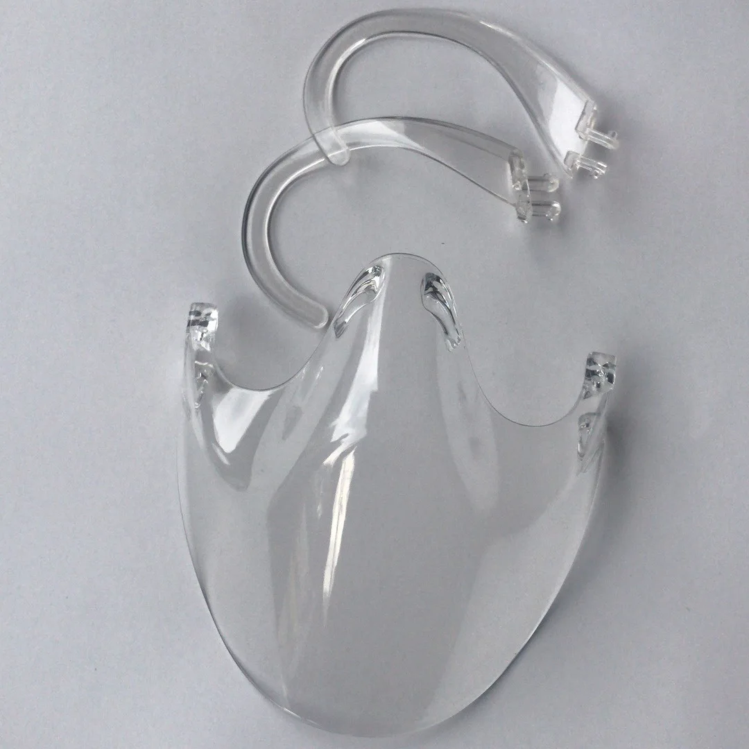 Transparent Clear Plastic Face Cover Hygiene Anti Fog Covering - Buy ...