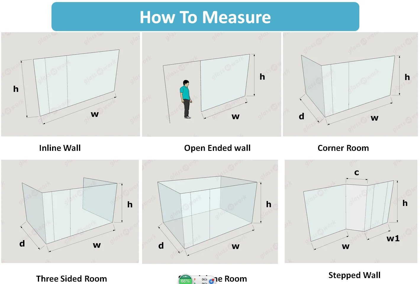 Office Glass Partition - Lightweight 10mm Tempered Panels