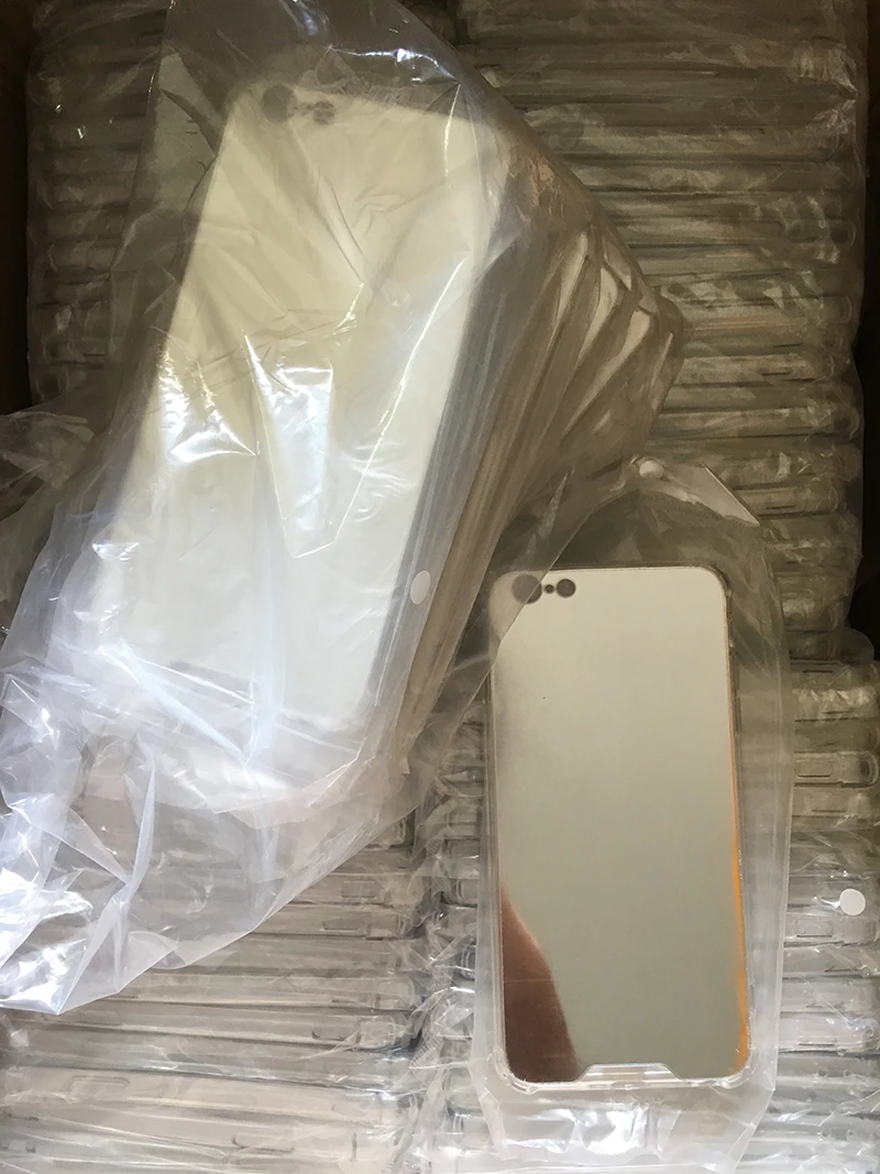 China Quadrangle Drop Resistance Tpu Soft Side Reflective Mirror Back ...