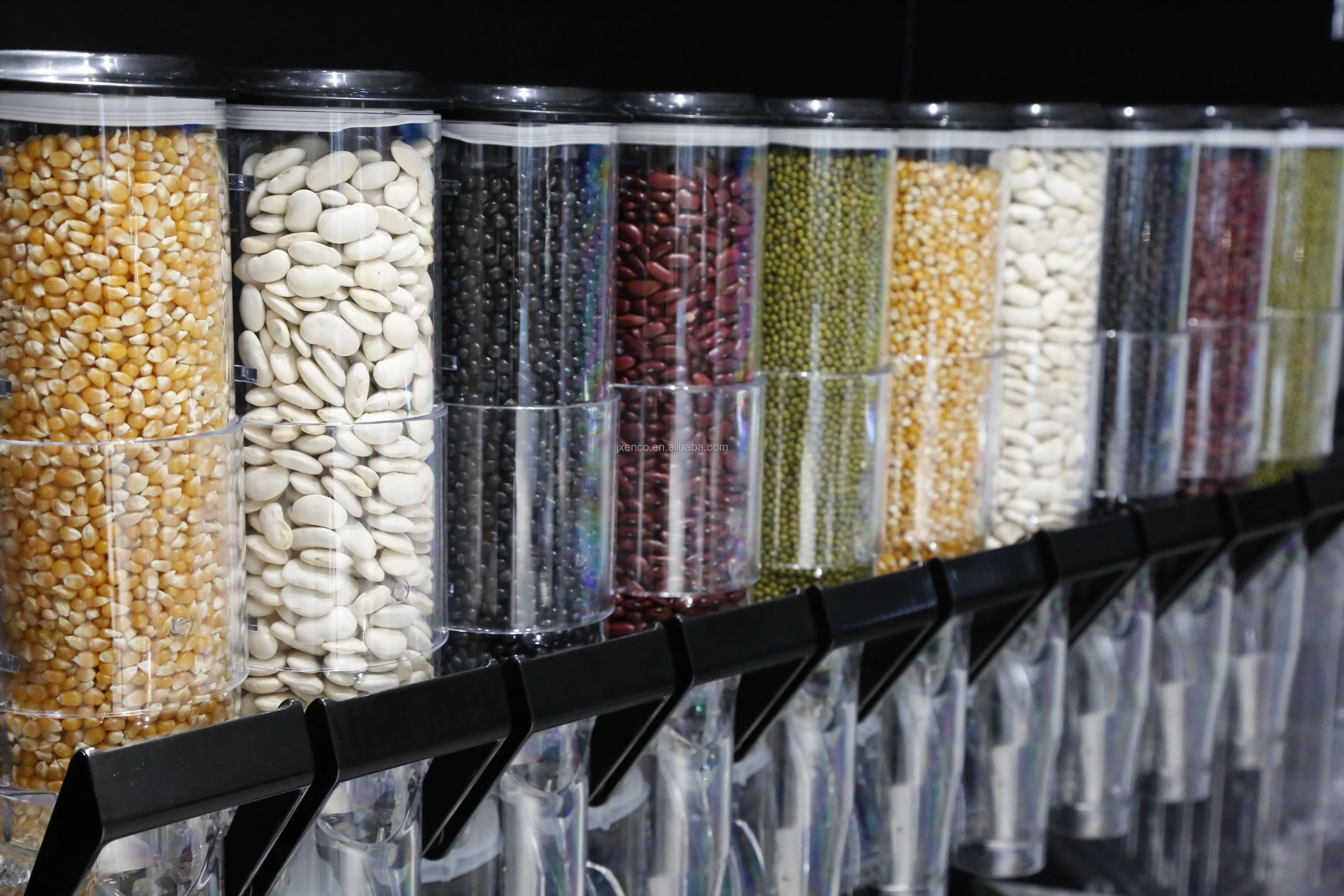 Ecobox Plastic Bulk Foods Container Dry Food Dispenser Gravity Bin ...