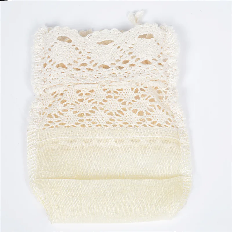 Handmade Lace Bags White Bundle Pouches Birthday Wedding Party Candy ...