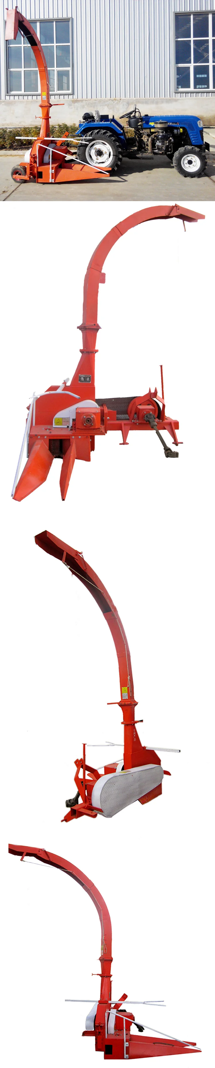 Tracotr Mounted Mini Corn Silage Harvester Chopper Machine for Sale