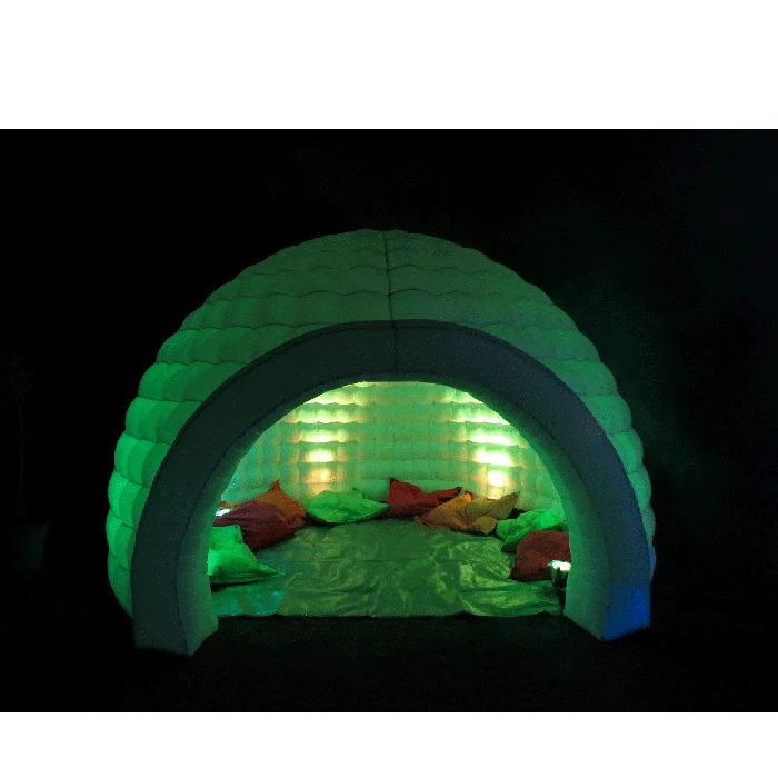 Led Lighted Inflatable Igloo Night Club Tent - Buy Led Inflatable Igloo ...
