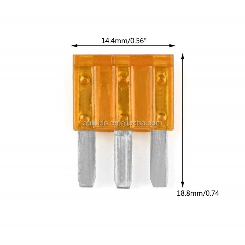 32V 5A 7.5A 10A 15A 20A 25A 30A Micro3 Fuse Micro Blade Fuse for ...