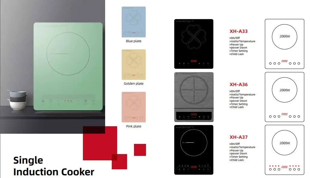 Single Built In Induction Cooker 2000w Cb Kc Ce Certificate Induction ...