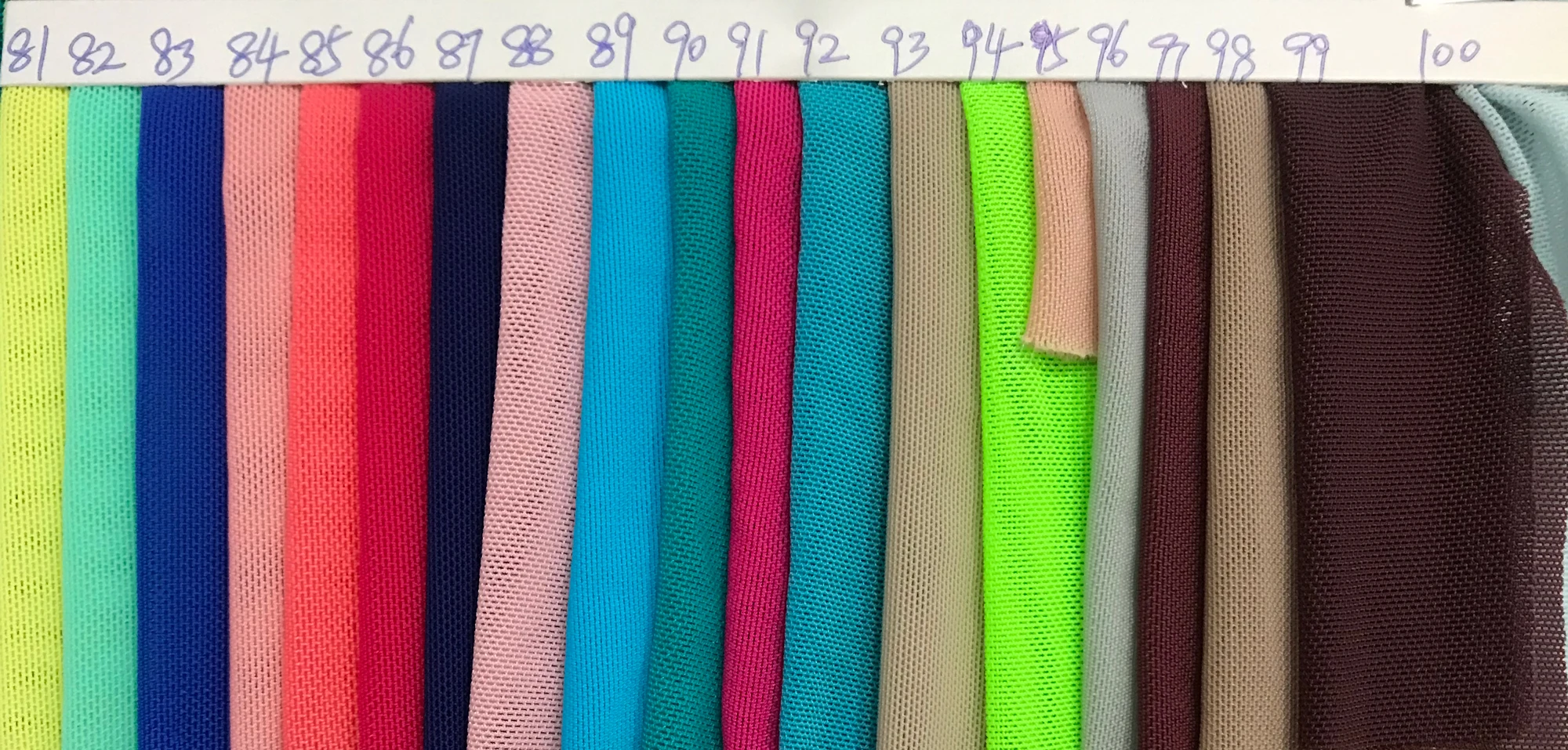 Sheer Polyamide Nylon Spandex Mesh Fabric - 105gsm