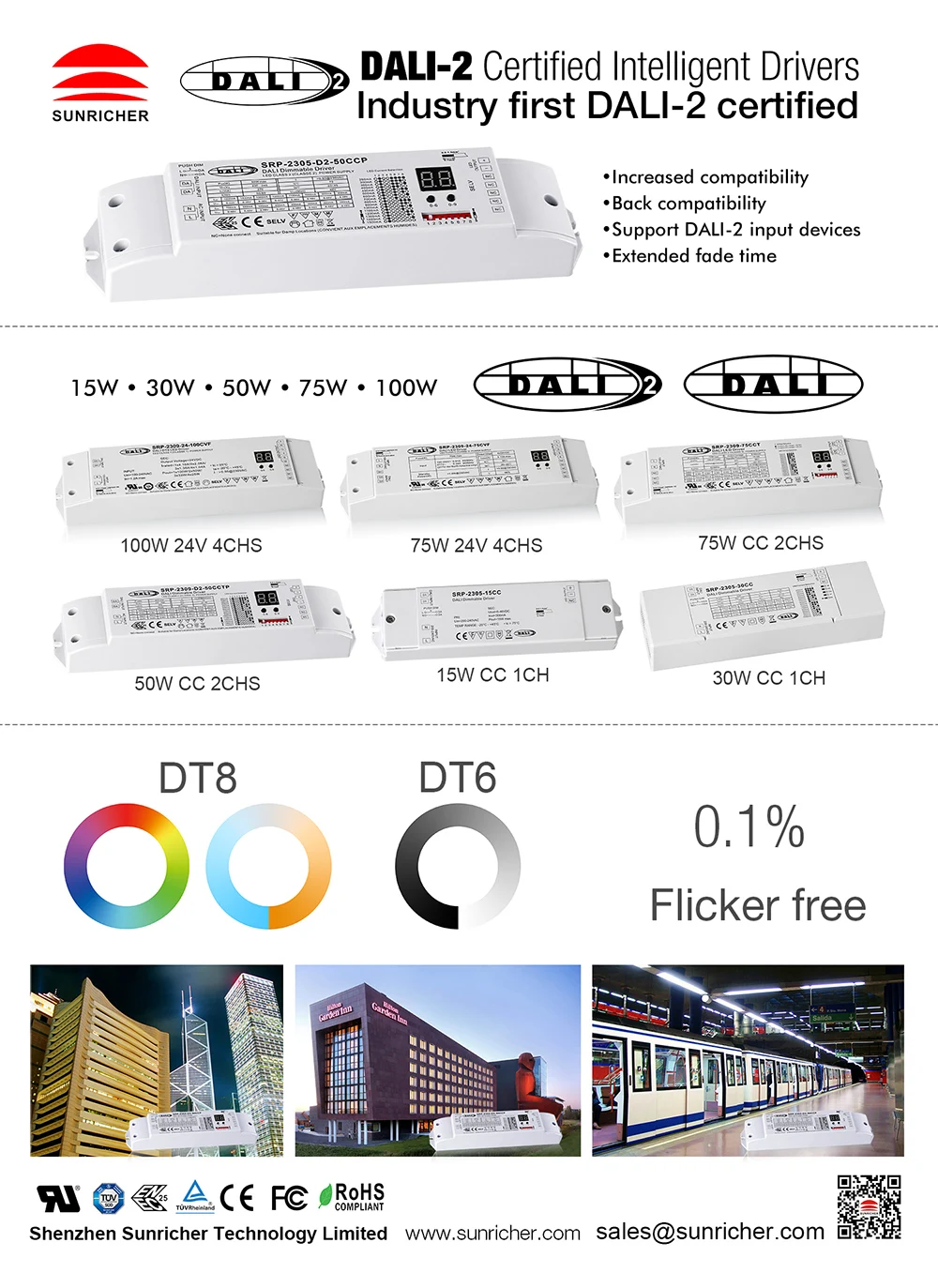 Good Quality DT6 Wireless Dali for Dali Lighting Control System