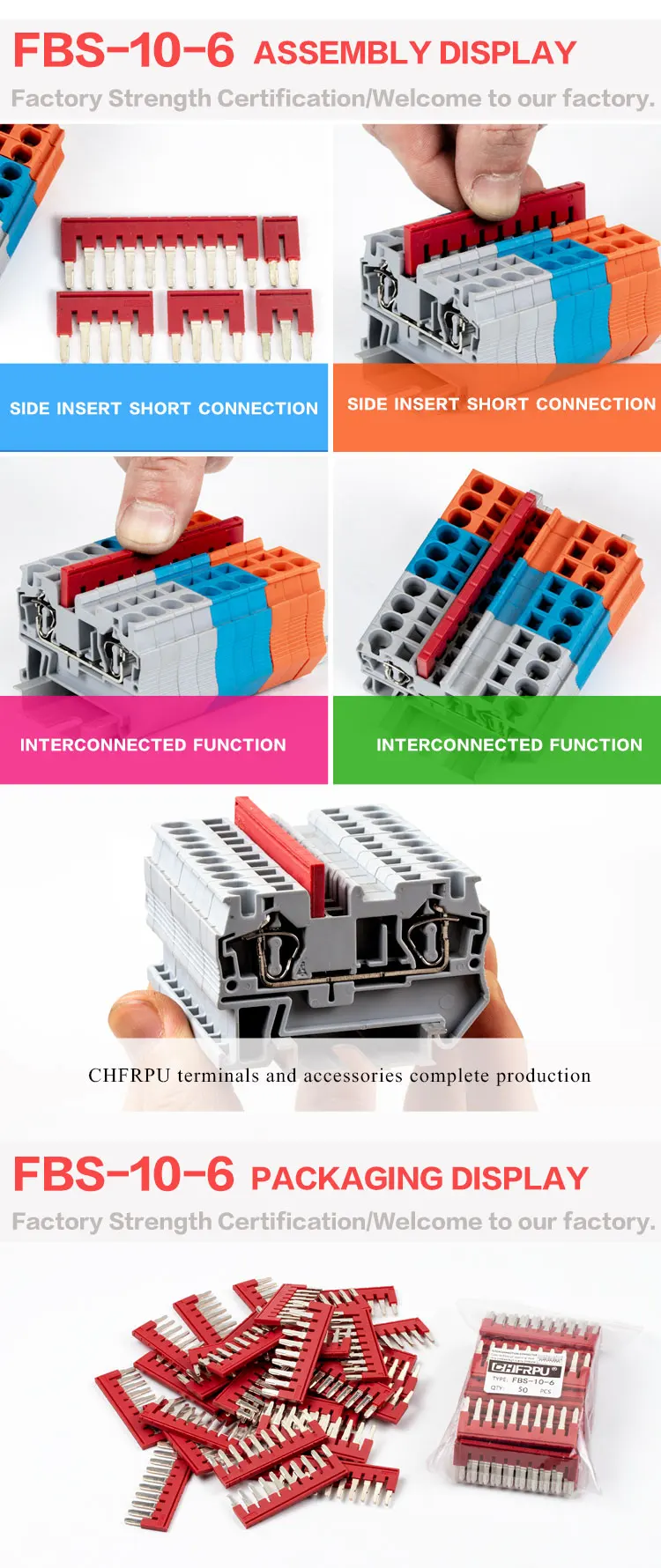 FBS Center Contact Fixed Bridge - Reliable Terminal Solution