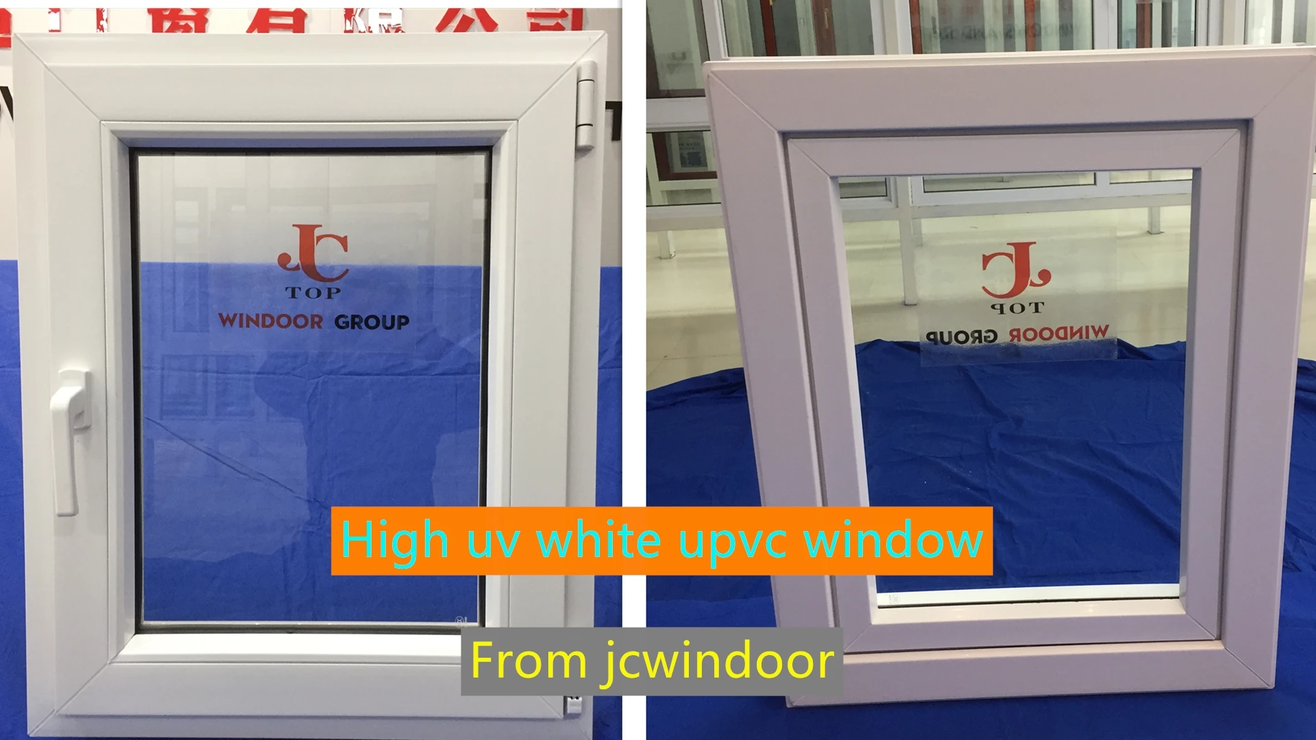 Soundproof Windproof Hurricane Impact Glass Upvc Swing Window Pvc ...