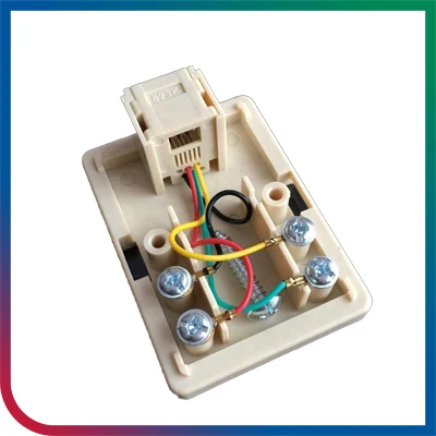 Rj11 Single Or Dual Port 6p4c 6p2c Surface Box Desktop Outlet Socket ...