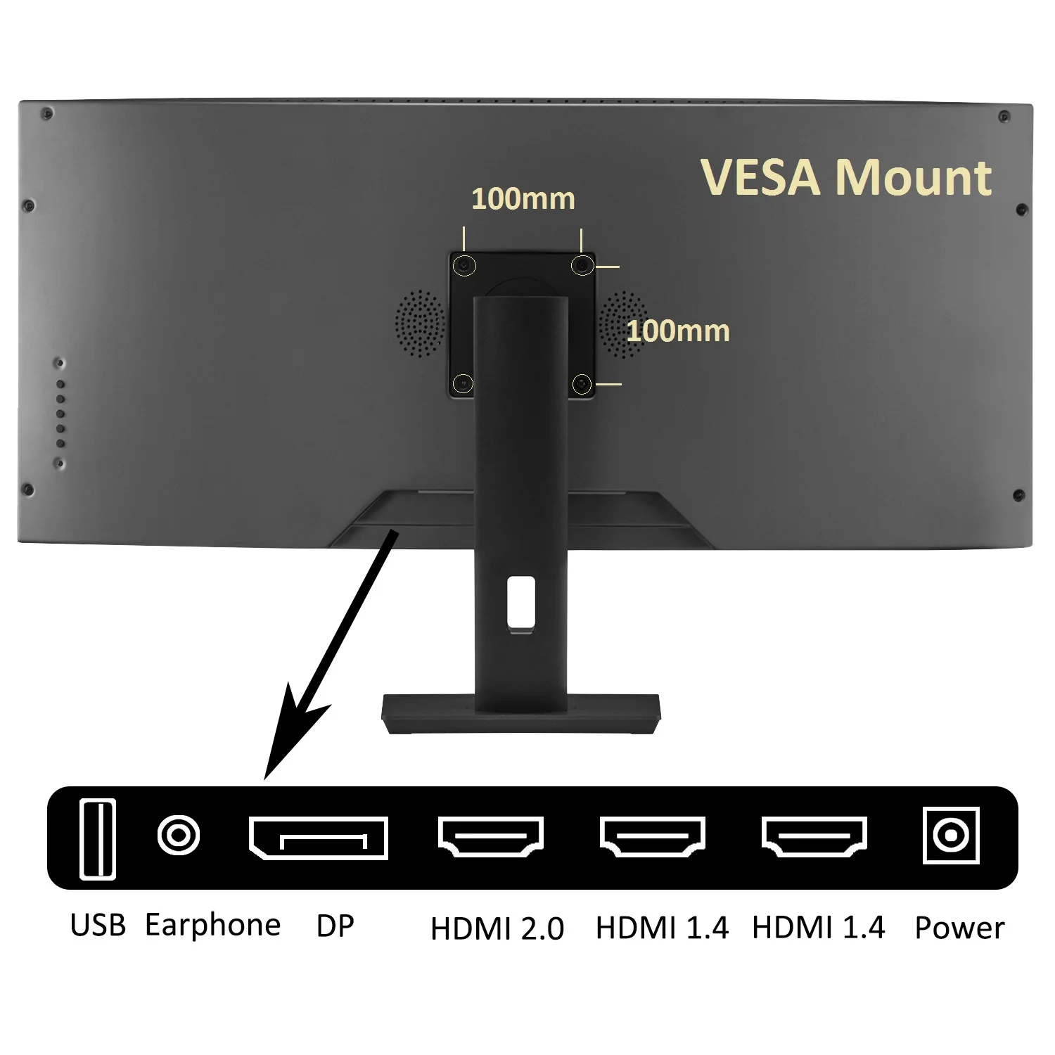 37.5 Inch Monitor Pc Computer 4k Curved Ultrawide Monitor Ips 21:9 ...