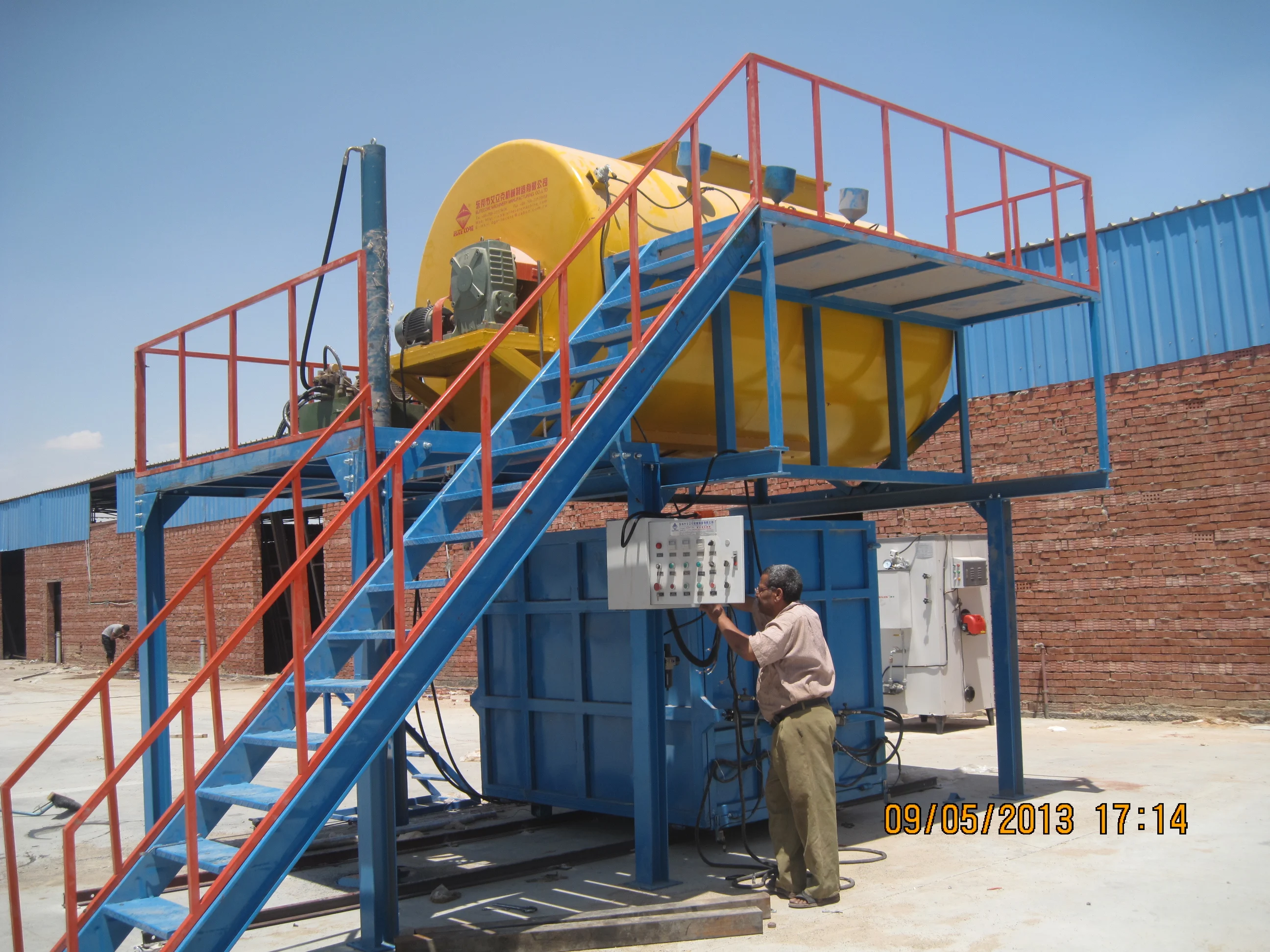 Ecmt-141 High Quality Rebonded Sponge Foam Making Machine /used ...