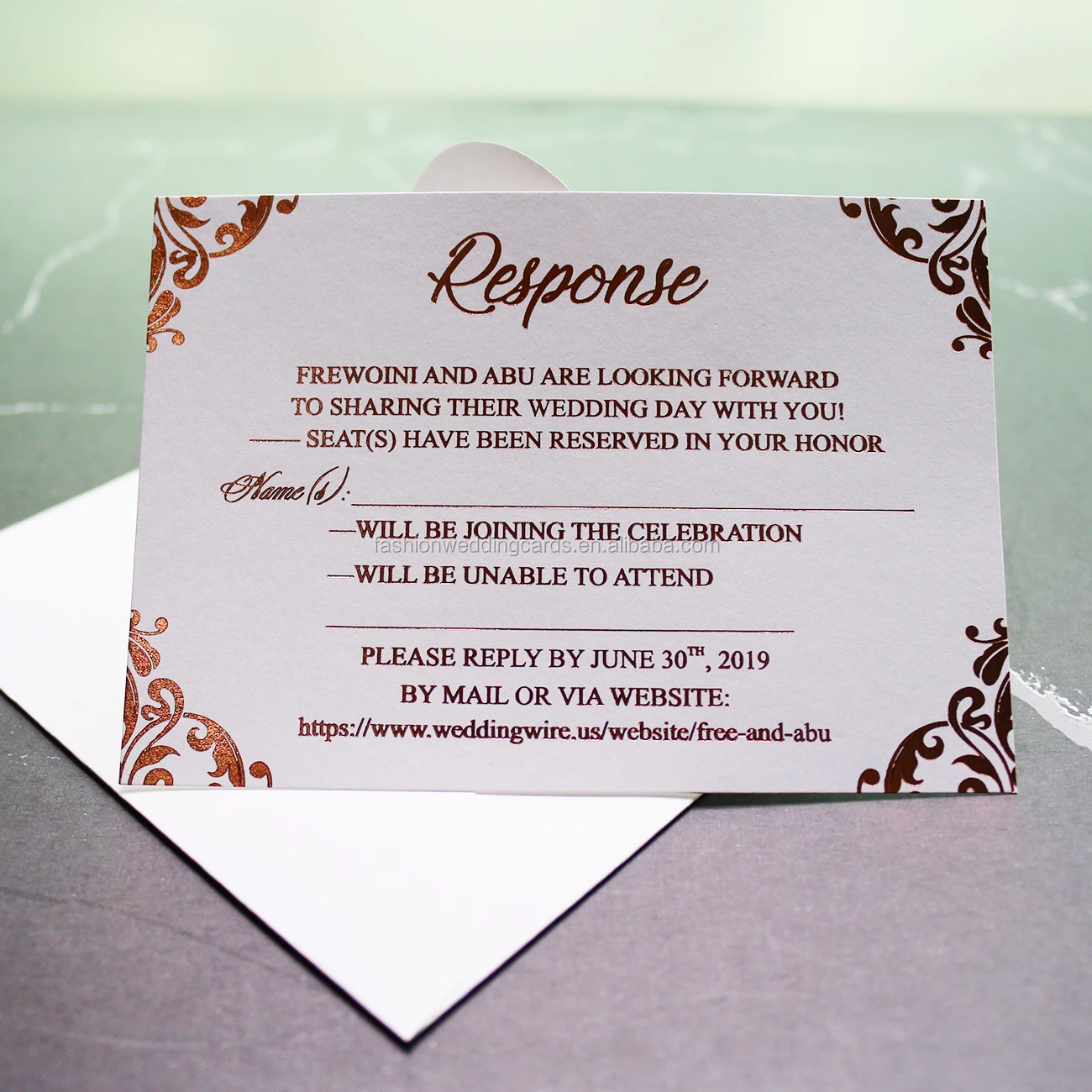 5*7 Inches Die Cut Shape Frosted Acrylic Wedding Invitation Card With ...