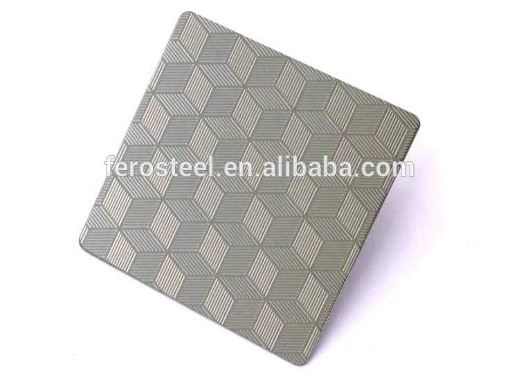 Decorative Embossing Metal Plates - 201 304 316 Stainless Steel Sheets
