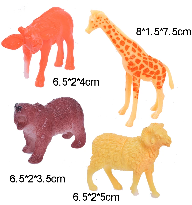 PVC Animals Toy - Wild Animal Models for Educational Play