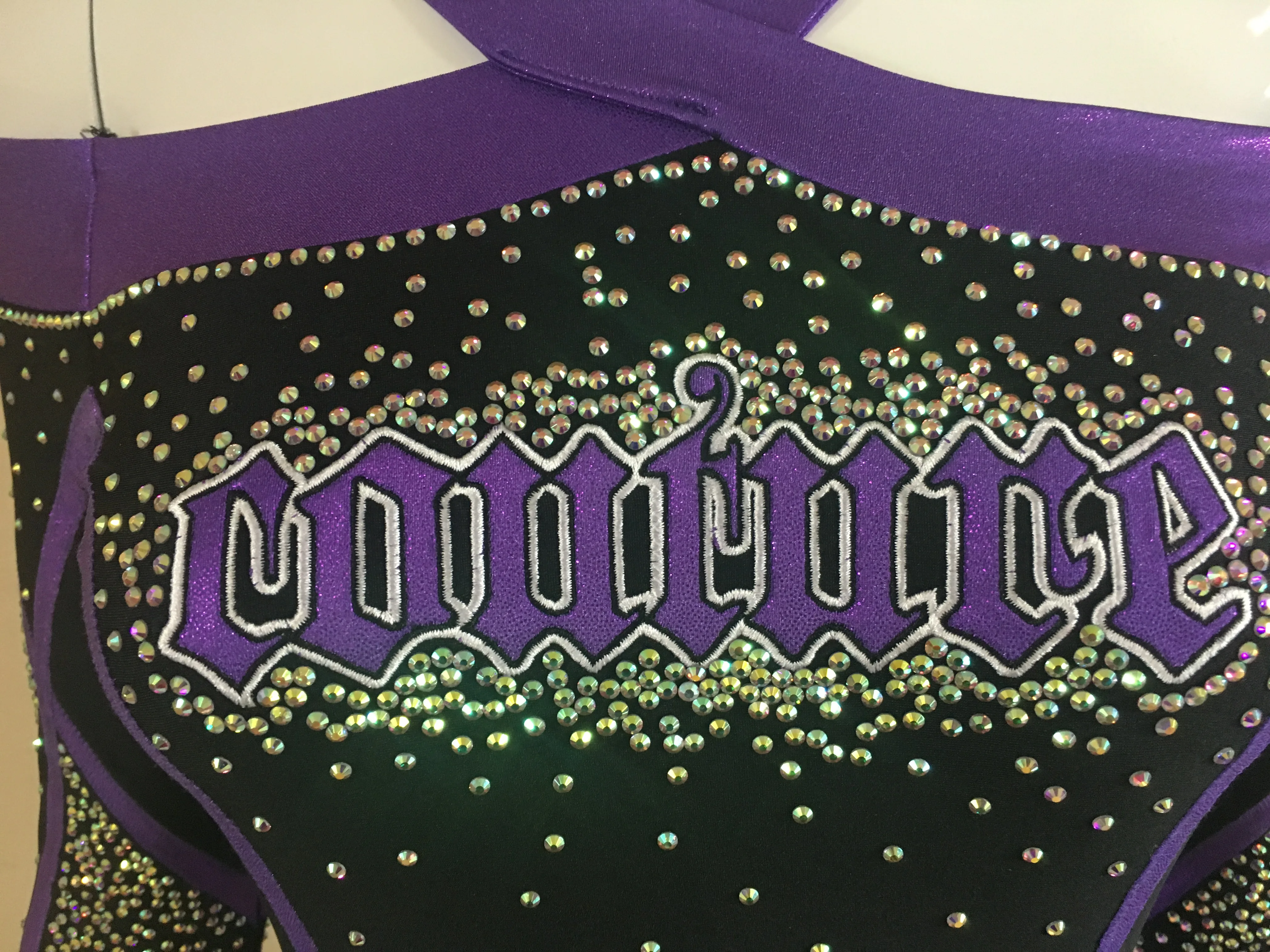 Purple Cheerleader Customall Star Cheer Uniforms - Buy Cheer Uniforms ...