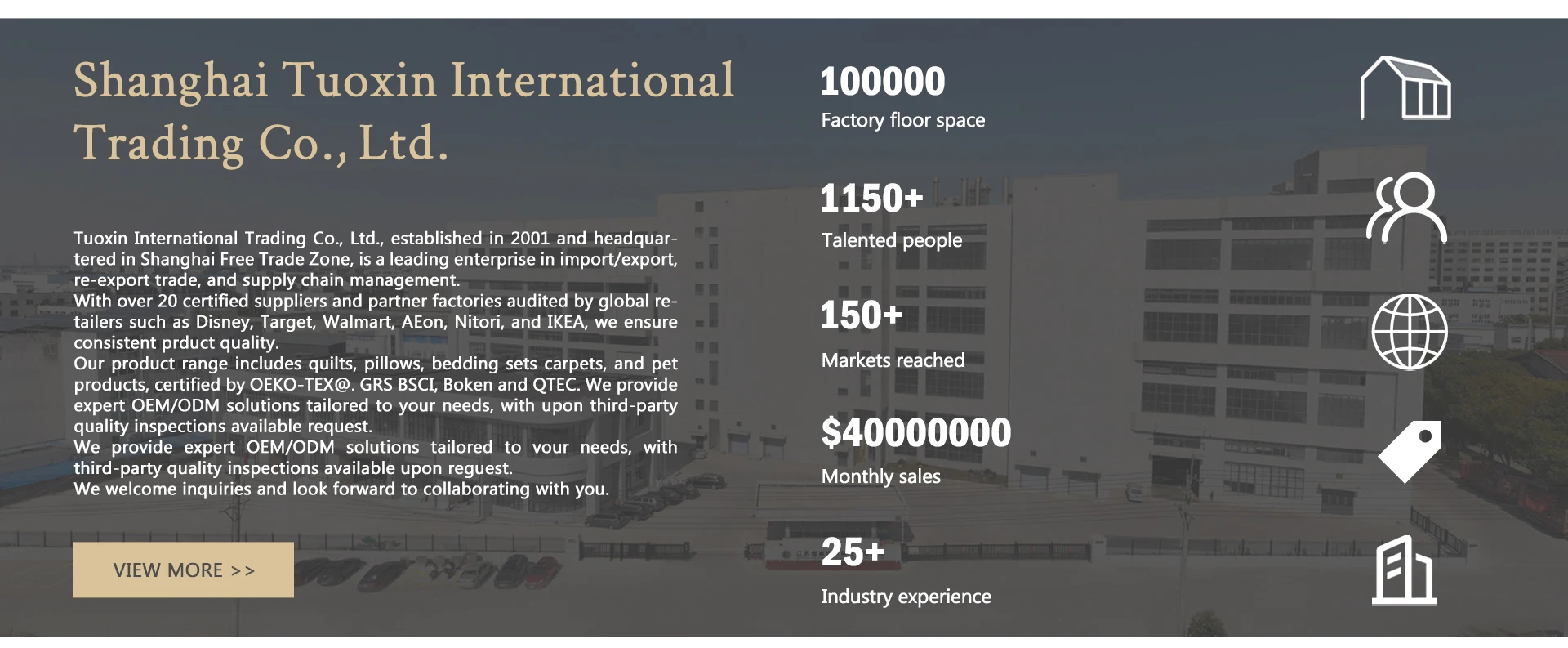 Company Overview - Shanghai Tuoxin International Trading Co., Ltd.