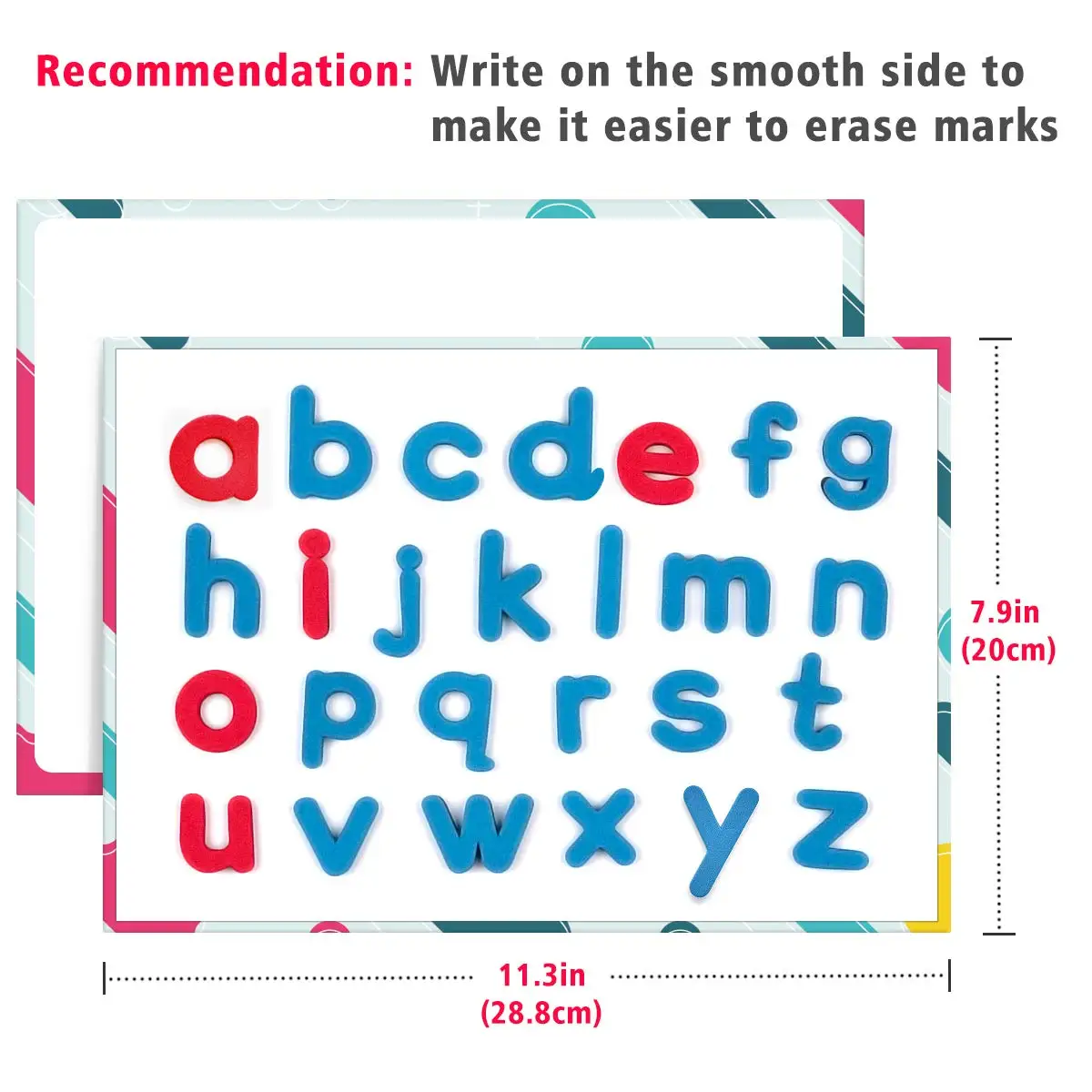 208 Abc Letter Magnetic Letters Kit And Numbers With Magnet Board And ...