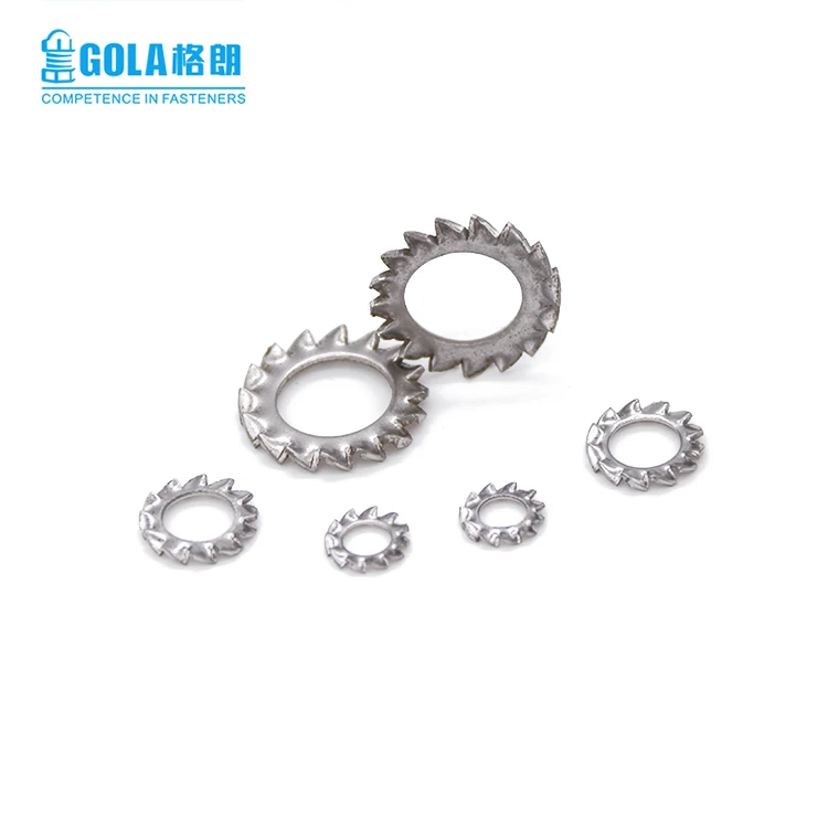 Din6797 Stainless Steel 304 316 Serrated Safety Star Washer External Tooth Lock Washer - Buy ...