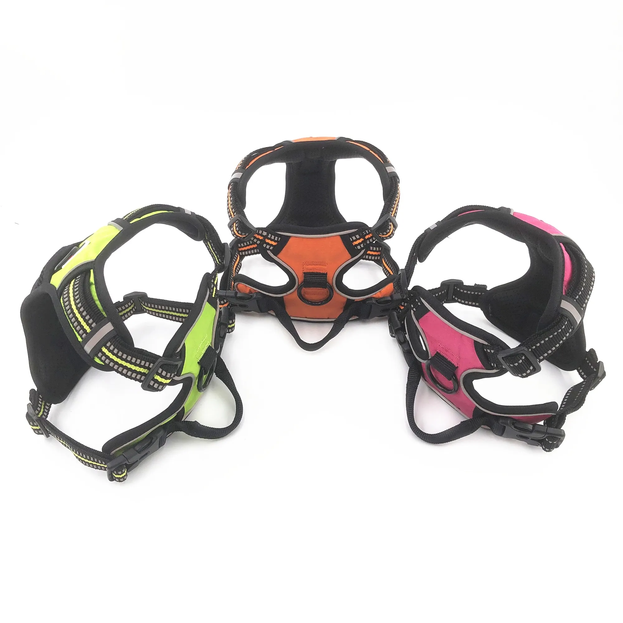 Amazon Custom Logo Mesh Dog Harness Soft Fabric Dog Pet Adjustable ...