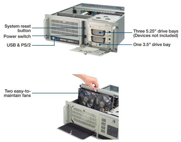Advantech 4u Rackmount Chassis Ipc-610mb-30hbe - Buy 4u Rackmount ...