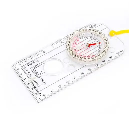 Professional Mini Compass Map Scale Ruler Multifunctional Outdoor Field ...