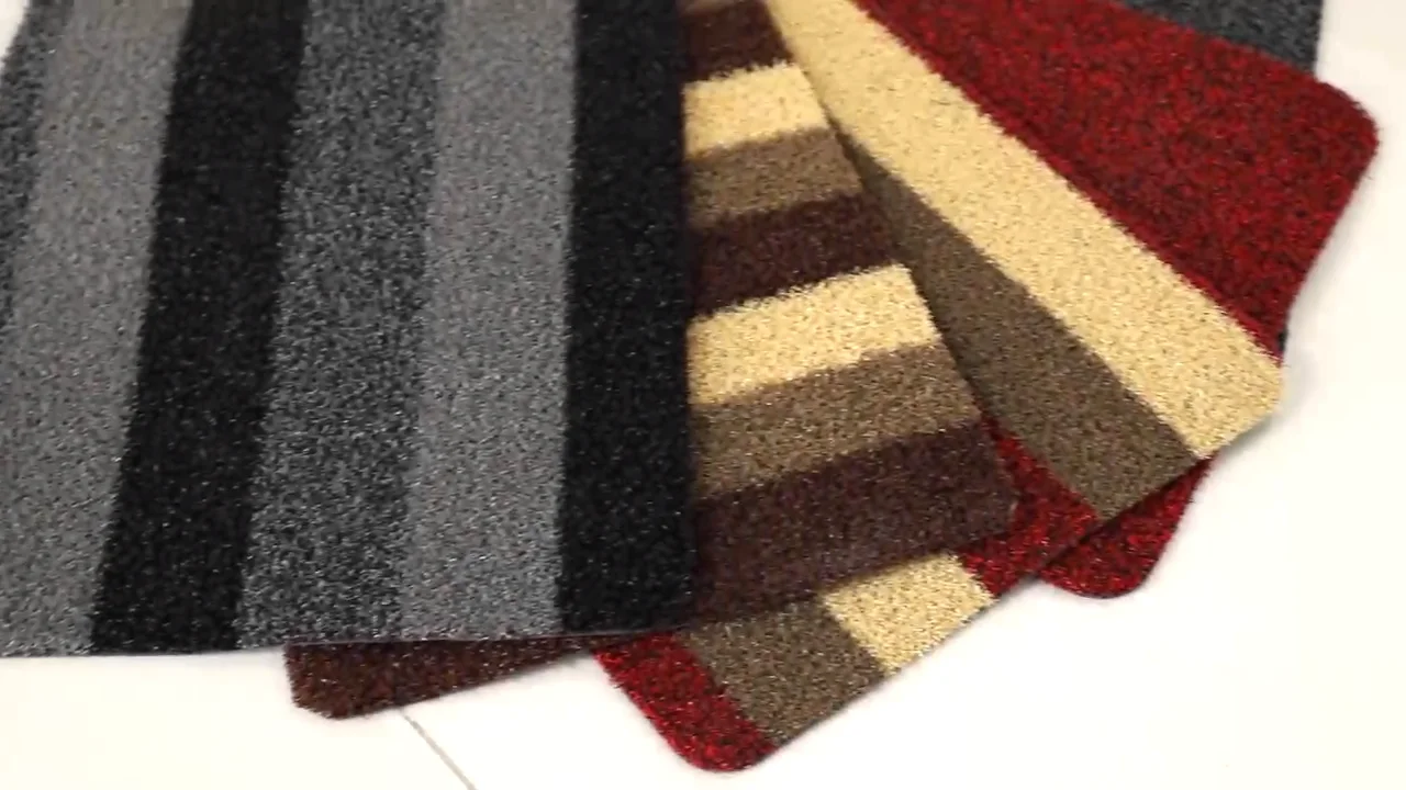 Pp Grass Anti Slip Pvc Backing Cut Pile Door Mat For Outdoor - Buy Cut ...
