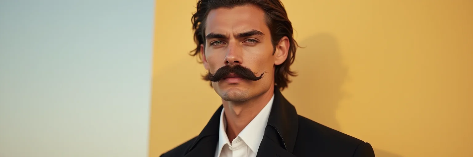 Top Gun Mustache Style – Retro Trend 2025 on Alibaba.com