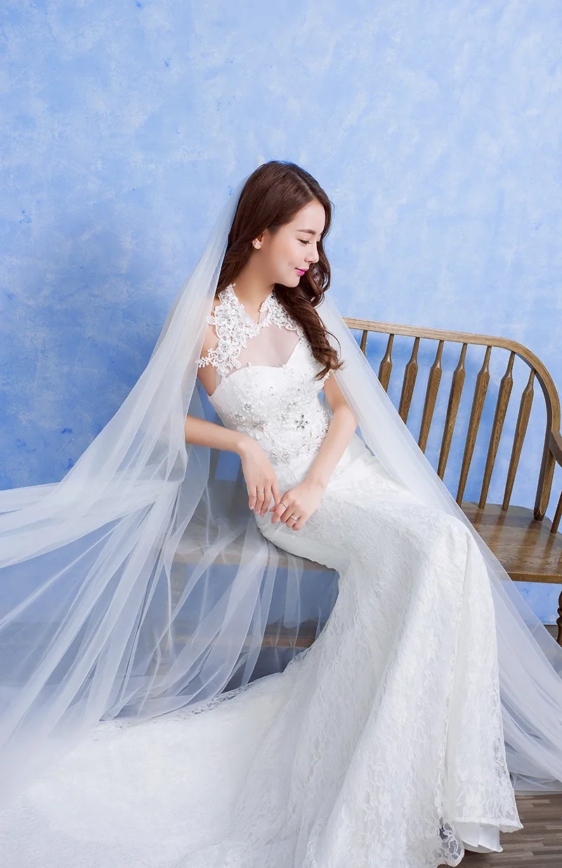 Luxury Gaun Pengantin Strapless Wedding Dress Bridal Gown Mermaid ...