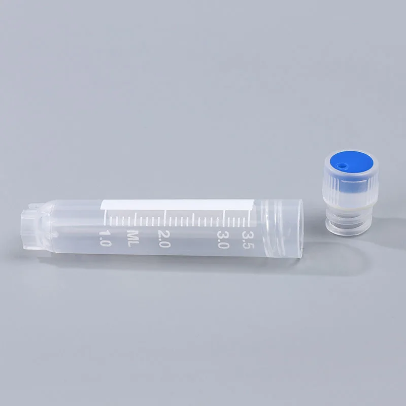 Competitive Price Sterile Cryogenic Vials Barcode Screw Lid Cryo Tube ...