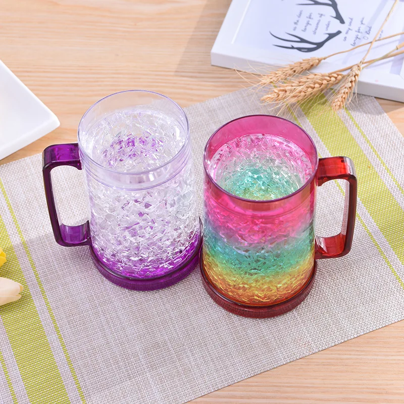 16oz. Double Wall Freezer Mugs - Gel Frosty & Disposable