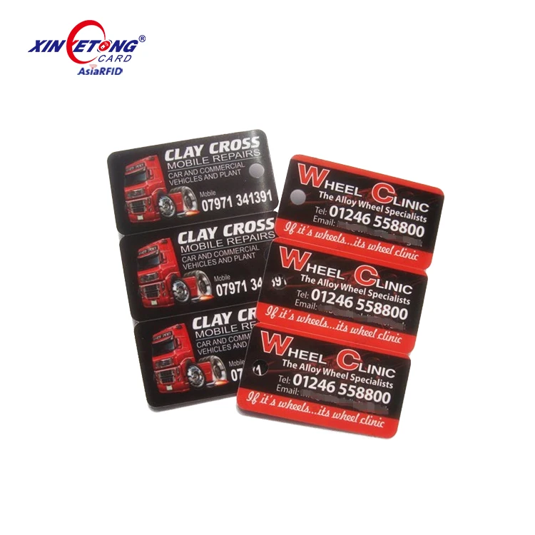 Barcode Triple Pvc Combo Card & 3-up Key Tag For Membership,Vip,Loyalty ...