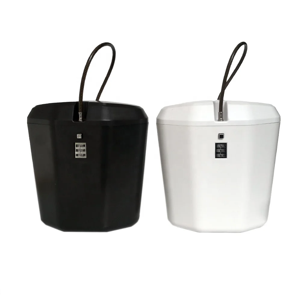 Personal Beach Safe Box Portable Combination Lock Lunch Box Plastic Bag ...