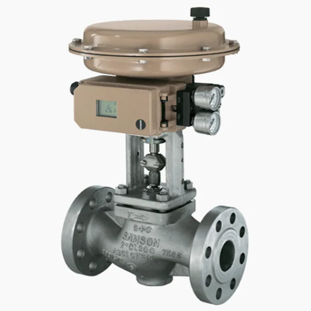 Samson 3241 Globe Valves with 3730 Positioner - Pneumatic Control