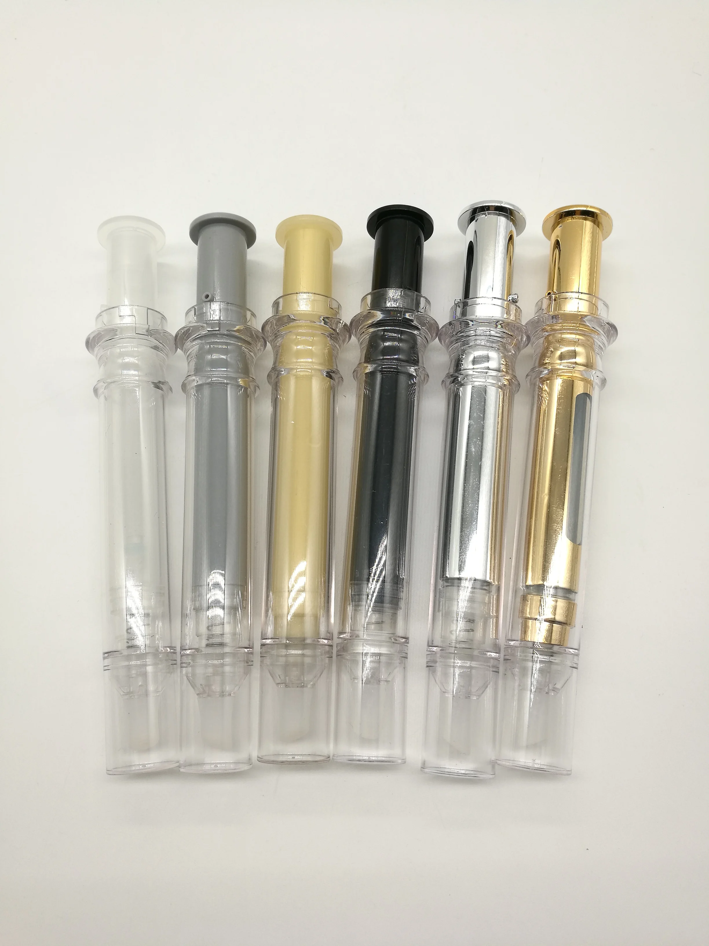 Cosmetic Syringe Shaped Airless Bottle - 10ml to 20ml