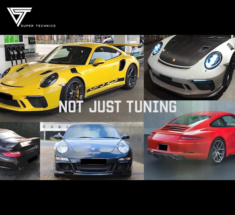 Gt2 Style Carbon Fiber Rear Spoiler Wing For Porsche Carrera 911 997 ...