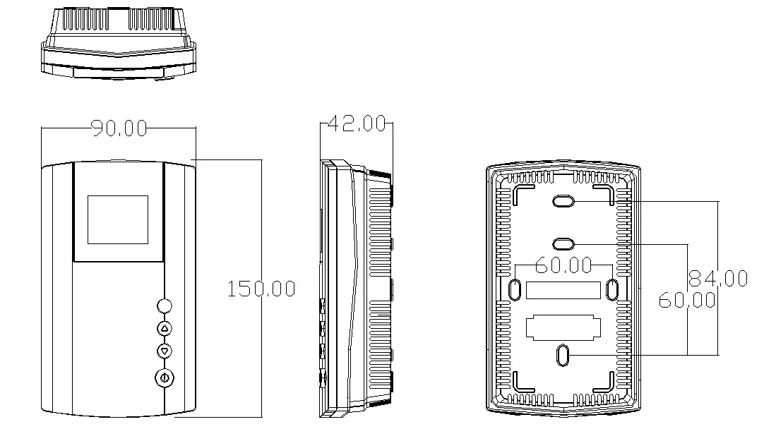 Modbus Rs485 Wall Mounting Gx-co2 Controller With Pid And Relay Outputs ...
