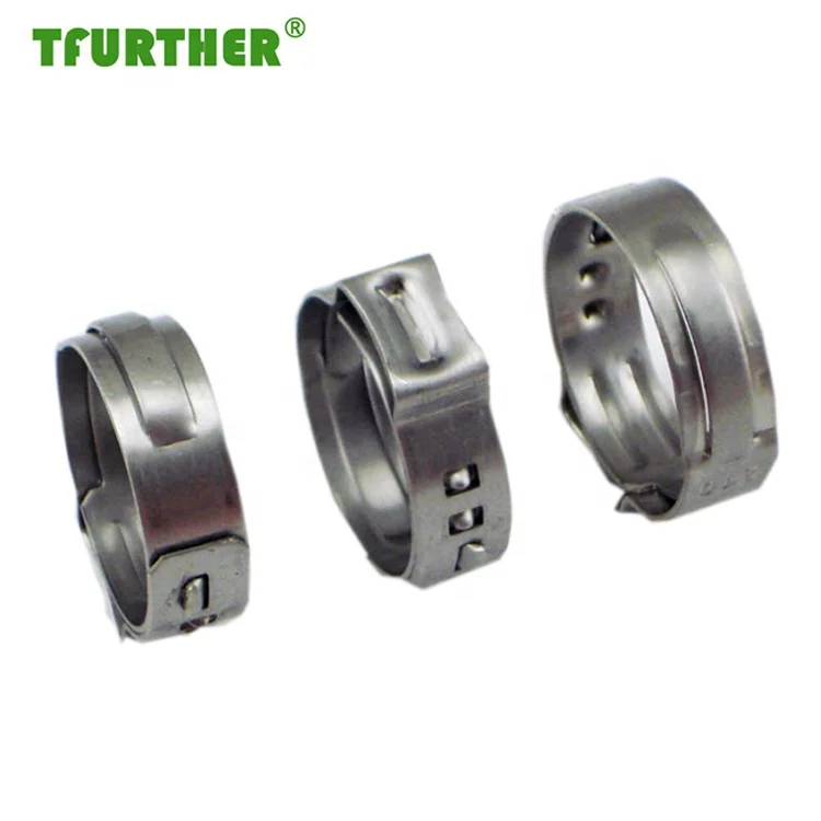 Galvanized steel double ears hose clamp Products from Ningbo Towin ...
