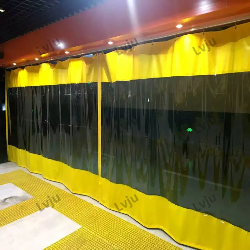 Soundproof PVC Car Wash Curtain - Clear Transparent Panel for ...